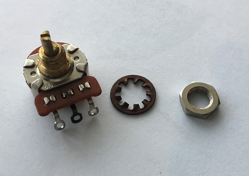 Vintage 1979 CTS 250K Mini Pot for Harmony Silvertone Airline | Reverb