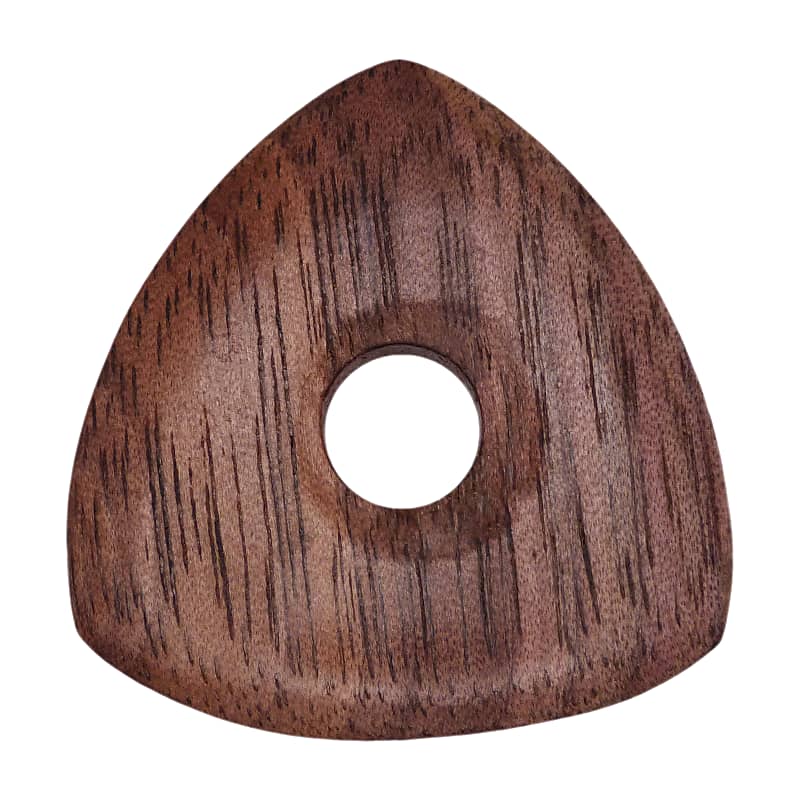 Walnut Wood Guitar Or Bass Pick - 4.0 mm Ultra Heavy Gauge - | Reverb