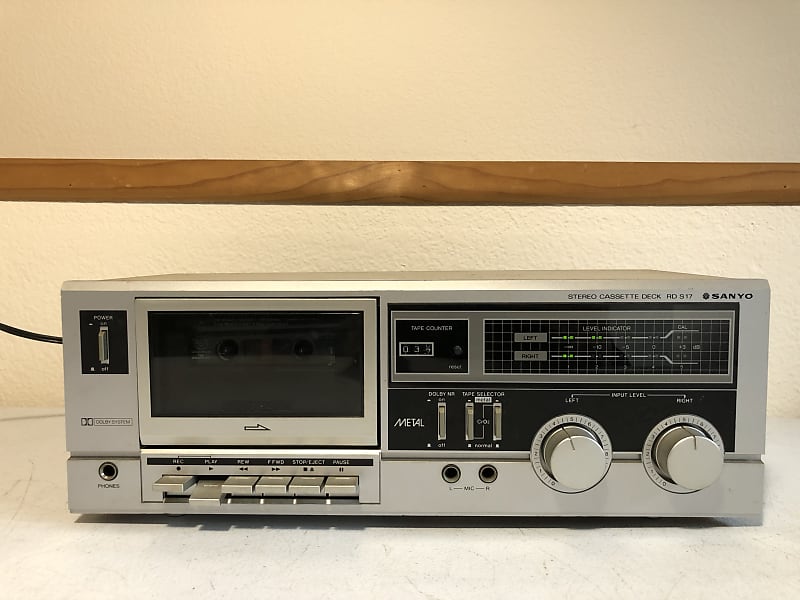 Sanyo RD-S17 Cassette Deck HiFi Stereo Vintage Home Audio | Reverb