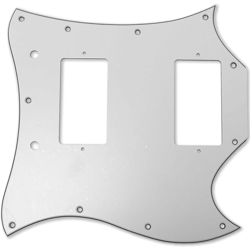 SG Custom Pickguard Scratchplate - White 3 Ply | Reverb UK