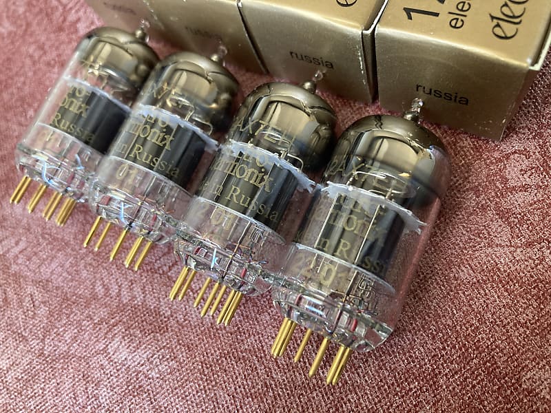 4X Electro-Harmonix 12AX7 Gold Preamp Vacuum Tubes - New in | Reverb