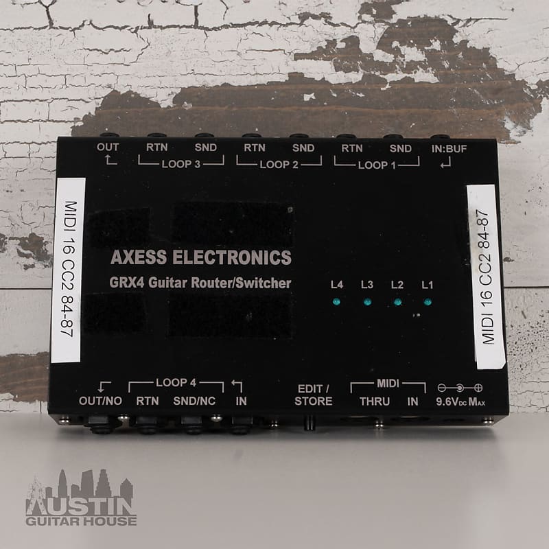 Axess Electronics GRX4 Guitar Router/Switcher | Reverb