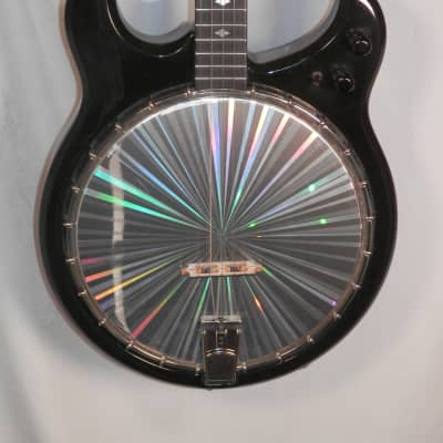 Deering Crossfire-5 Black 5-string Electric Banjo Made in USA | Reverb