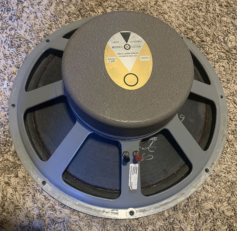 JBL LE15A 15" Seaker 8 Ohm Speaker 120 Watts REFOAMED | Reverb Canada