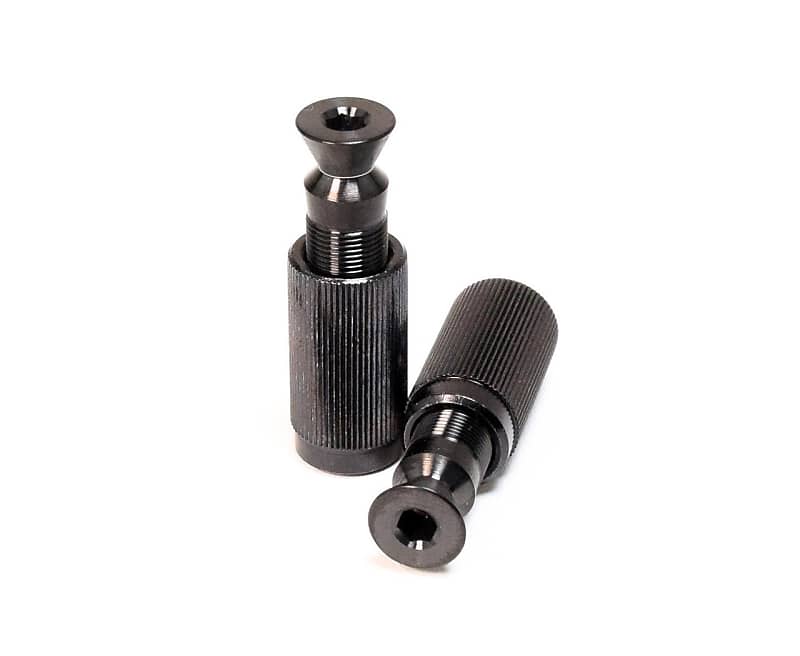 FU-Tone Titanium Bridge Posts Black | Reverb