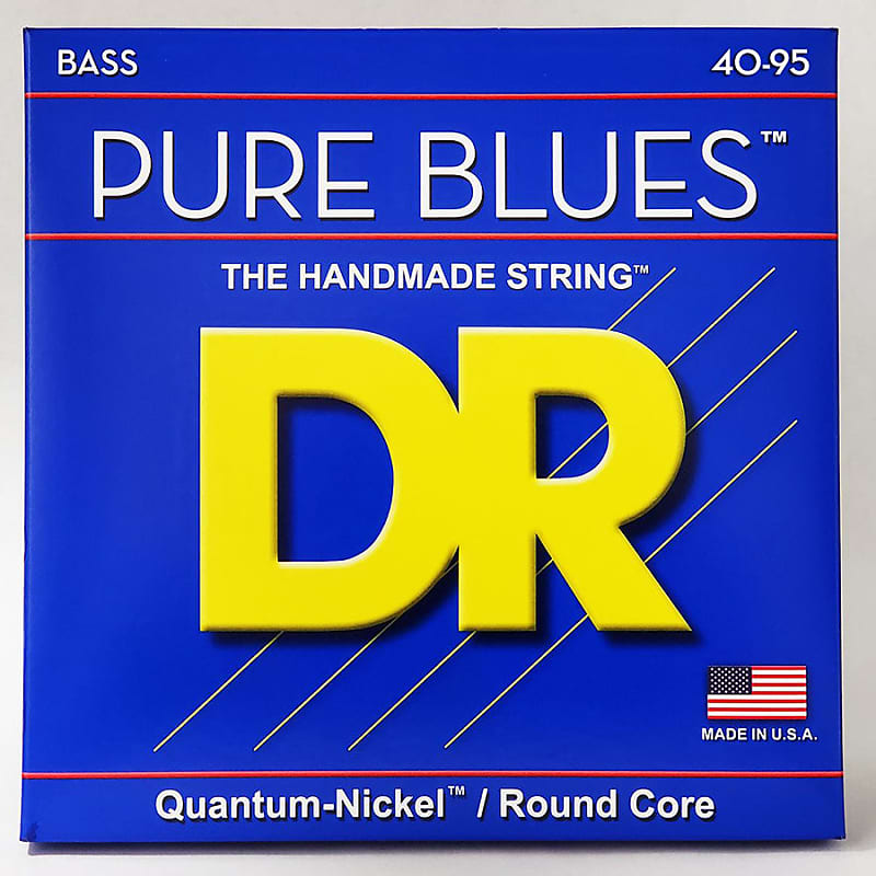 DR Pure Blues Electric Bass Guitar Strings 40-95 | Reverb