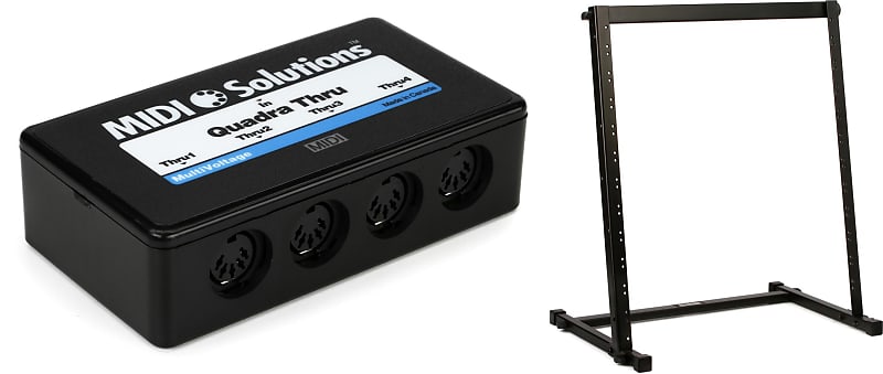 MIDI Solutions MultiVoltage Quadra Thru 1-in 4-out MIDI | Reverb