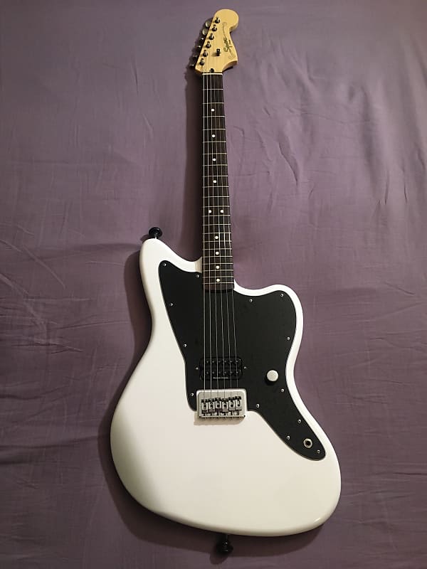 Arctic White Tom Delonge Style Squier Jazzmaster | Reverb