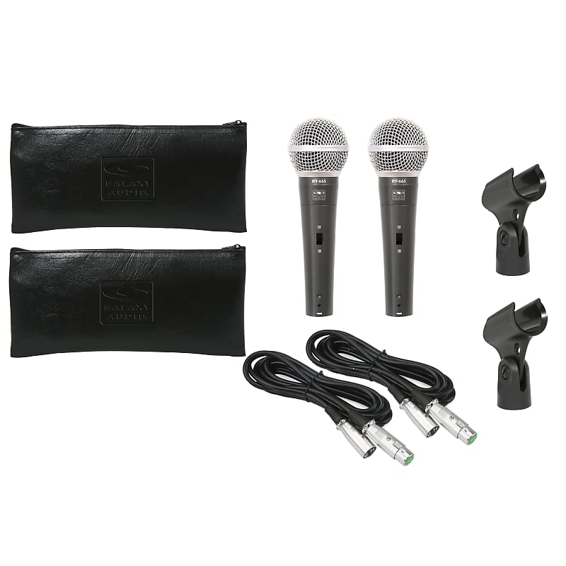 Galaxy Audio RT-66SX Dynamic Microphone (Pair) | Reverb