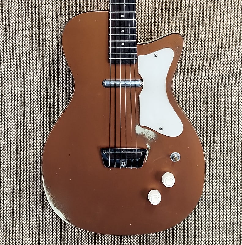1960 Dano Silvertone U-1 - Killer Slide Guitar - Plays Great | Reverb