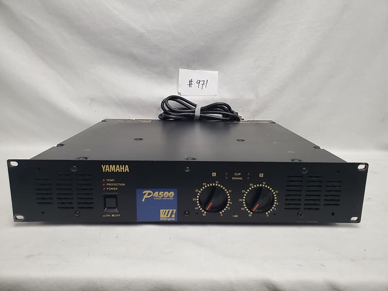 Yamaha P4500 2 Channel Professional Power Amplifier | Reverb Canada