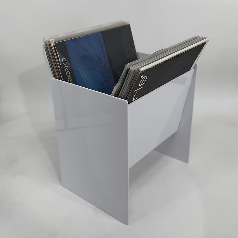 DropBox Record Bin-White | Reverb