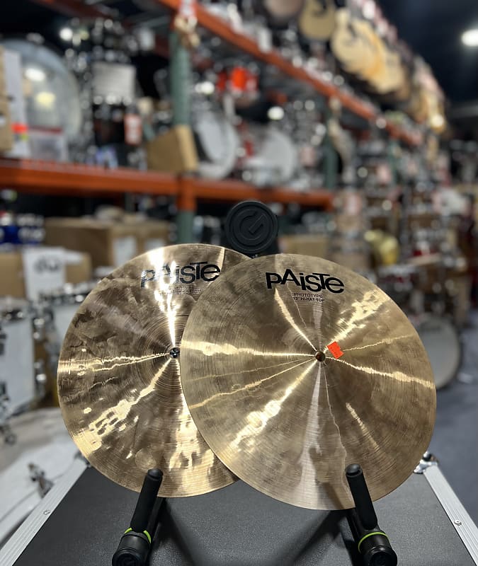 New Paiste 2002 Prototype 13" Hi Hats, Pair, Traditional | Reverb