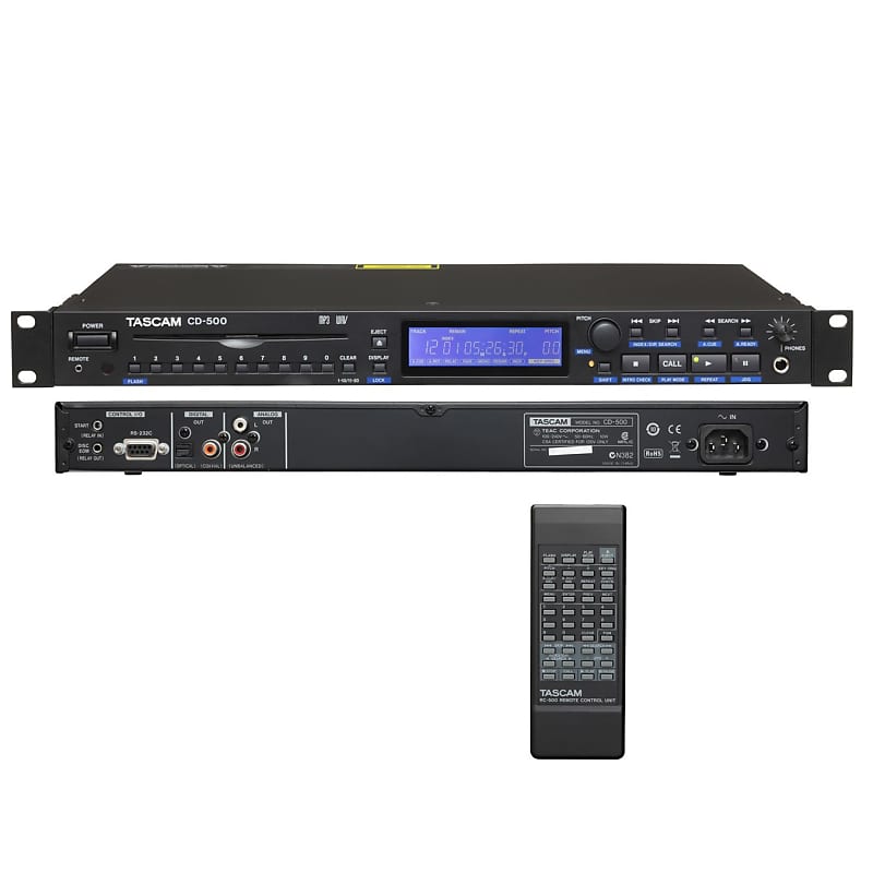 Tascam CD-500 Rackmount CD Player | Reverb