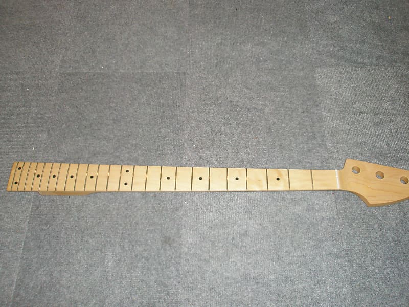 Warmoth Slim profile Precision 24 fret Bass Neck Maple Satin | Reverb