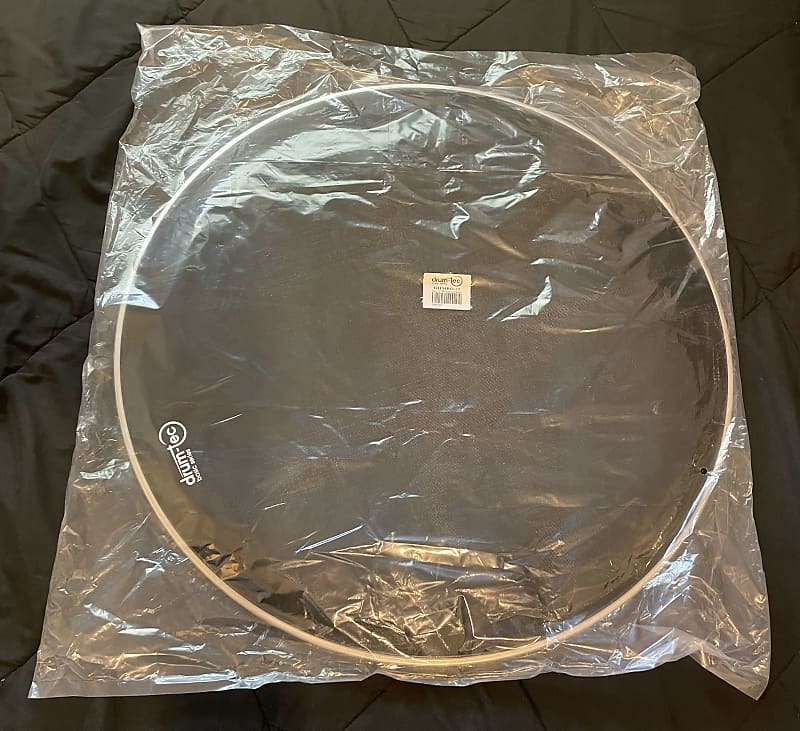 Drum-tec basic 1-ply black mesh drumhead - black | Reverb