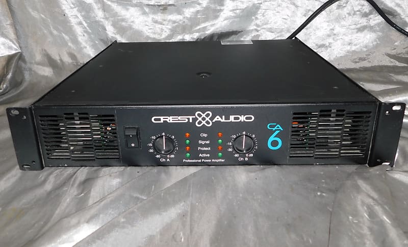 Crest Audio CA6 power amplifier | Reverb