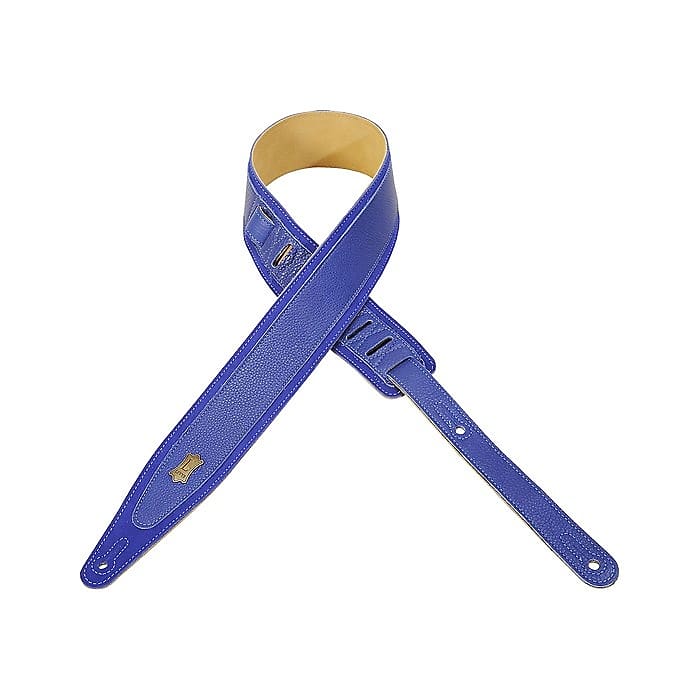 2.5" Adjustable Leather/Suede Strap Royal Blue | Reverb