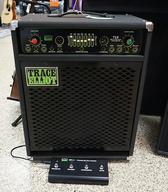 Trace Elliot 715 Bass Guitar Amplifier w/ Control Pedal - 200 | Reverb
