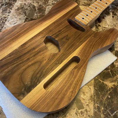 Custom made walnut Telecaster body - beautiful! | Reverb
