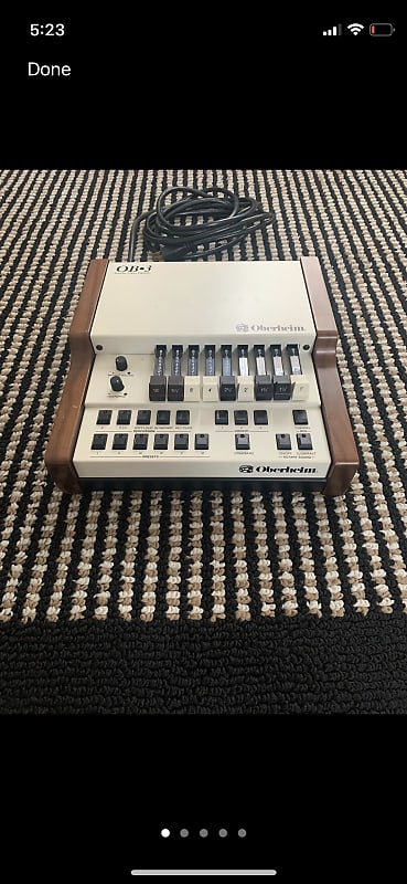 Oberheim Ob3 Organ Module White dark wood | Reverb
