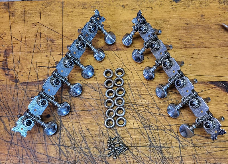 Vintage 1965 Framus Japan 6x6 12 String Guitar Tuners | Reverb