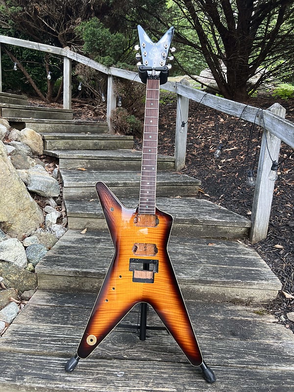 Lefty Left Handed Dean ML 79 Floyd 2010s - Trans Brazilia | Reverb