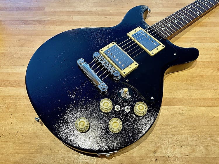 Gibson Les Paul Double Cutaway 2003 - Purple Open Pore | Reverb Canada