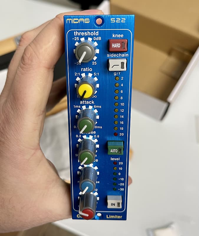 Midas 522 V2 500 Series Compressor. New Open Box. US Seller! | Reverb