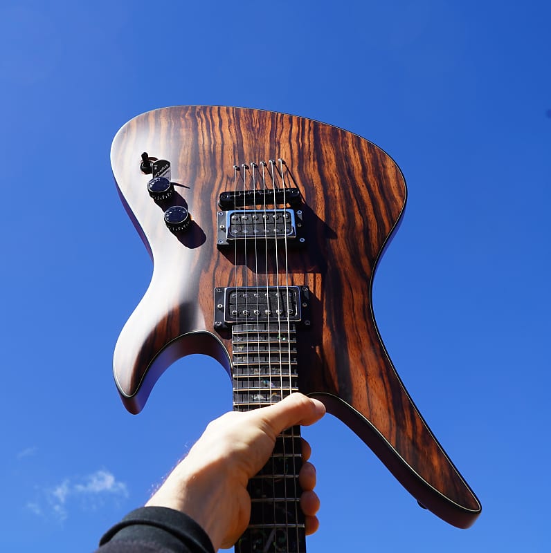 Schecter Diamond Series Prototype Avenger Exotic w/ Ebony Top | Reverb