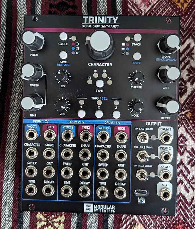 Modbap Modular Trinity 2020s - Black | Reverb