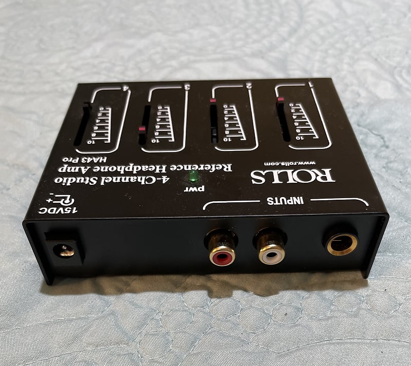 Rolls HA43 Pro 4-Channel Studio Reference Headphone Amp | Reverb