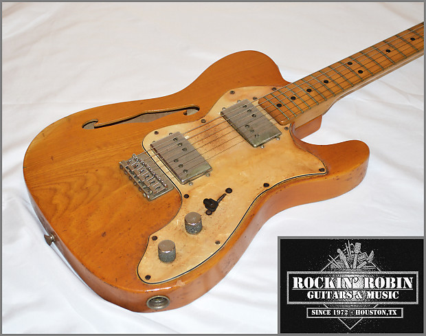 Fender Telecaster Thinline 1973 Natural w/OHSC all original | Reverb