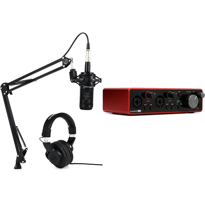 Focusrite Scarlett 2i2 Gen 3 and AT-2035 Vocal Recording | Reverb
