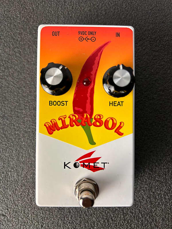 The Mirasol guitar Booster by Komet Amplification | Reverb
