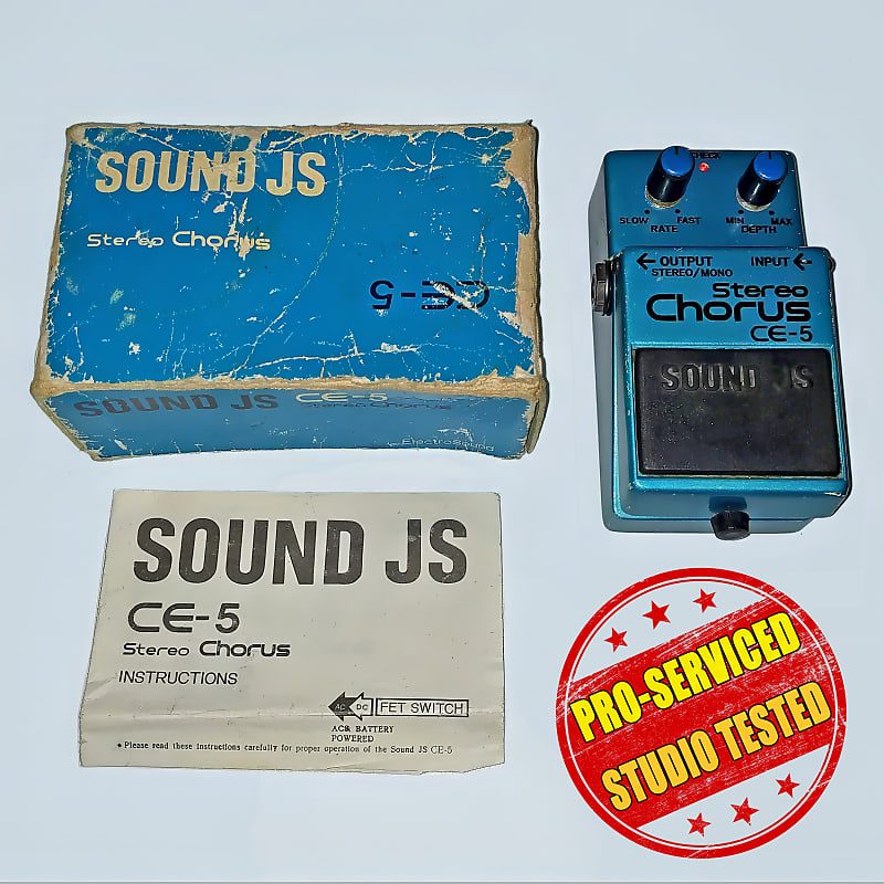 SOUND JS CE-5 - Vintage Stereo Chorus guitar pedal ussr | Reverb
