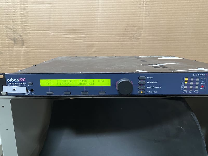 Orban ORBAN 2200 OPTIMOD FM DIGITAL AUDIO PROCESSOR #25 | Reverb