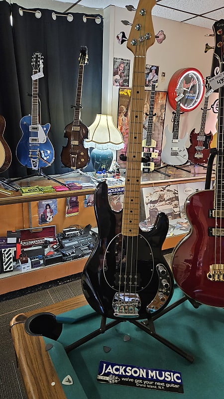 OLP MM2 Electric Bass Guitar 4 string Upgraded - Gloss Black | Reverb