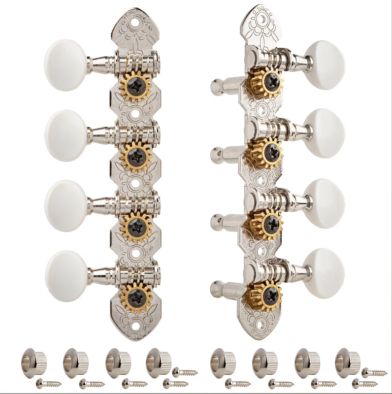 StewMac Mandolin Tuners 0759 - Chrome | Reverb