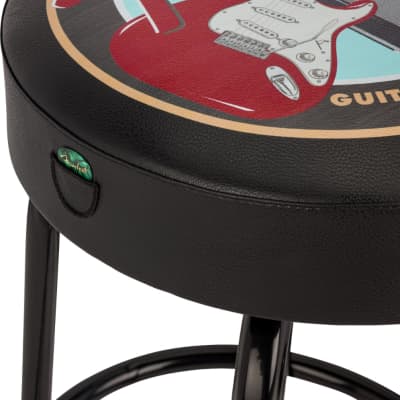 Fender Guitars Guitars & Amps 30" Playing Bar Stool with Pick | Reverb