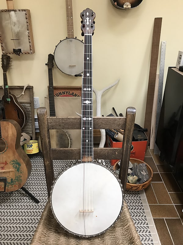 Supertone “Dixie Wonder” Flushfret 5 String Banjo for Sale! | Reverb