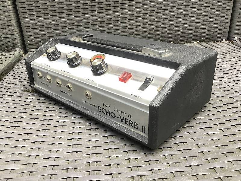 Vintage 1960's Lafayette Echo Verb II Spring Reverb Effects | Reverb