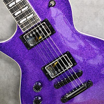 ESP Left Handed USA Custom Shop Eclipse 2022 Purple Sparkle | Reverb