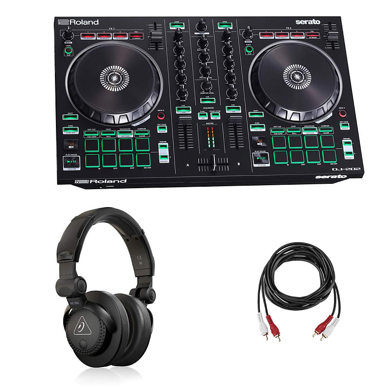 Roland DJ-202 2-Channel 4-Deck Serato DJ Controller - Bundle | Reverb