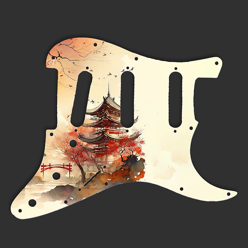 Unique Fender Stratocaster Pickguard SSS 11 holes 3ply (wbw) | Reverb