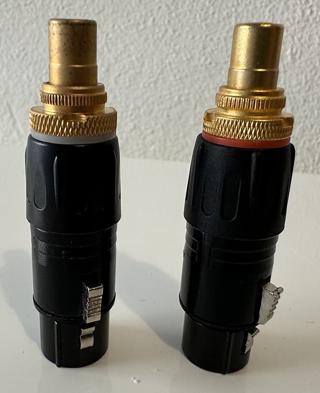 XLR Female to RCA Female Adapters - 6 Pair Available | Reverb