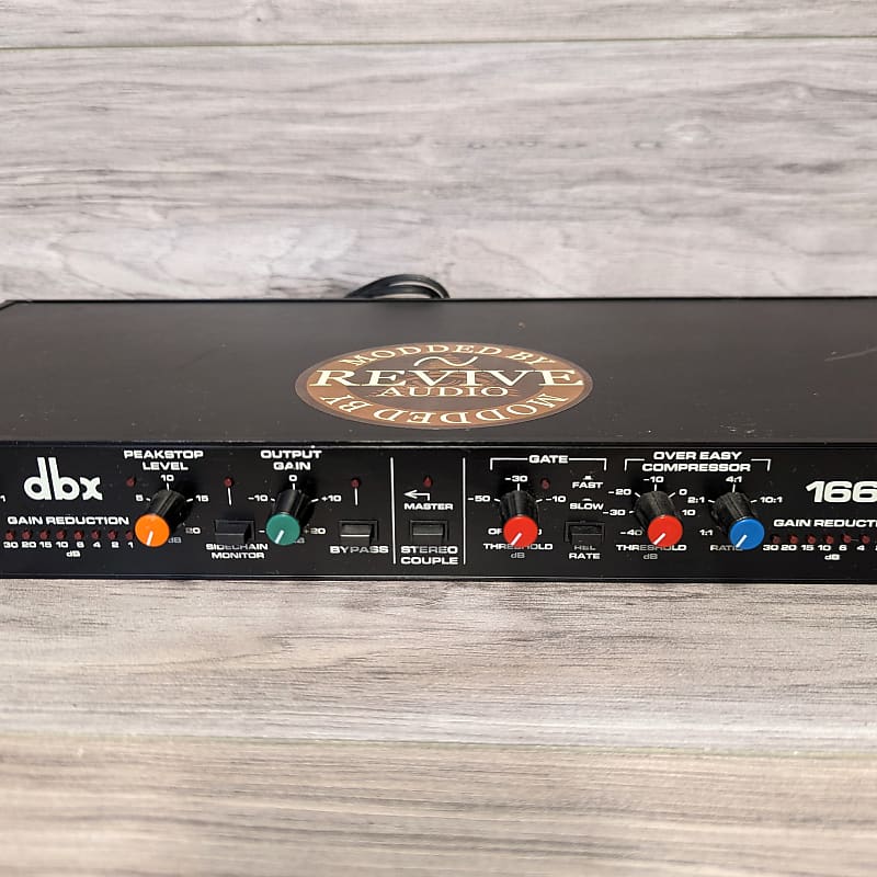 Revive Audio Modified: Dbx 166 Dual Compressor, Limiter, | Reverb