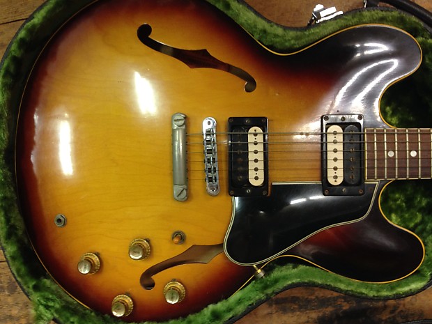 Gibson Es 335 dot neck with zebra PAF picups 1960 Tabacco | Reverb