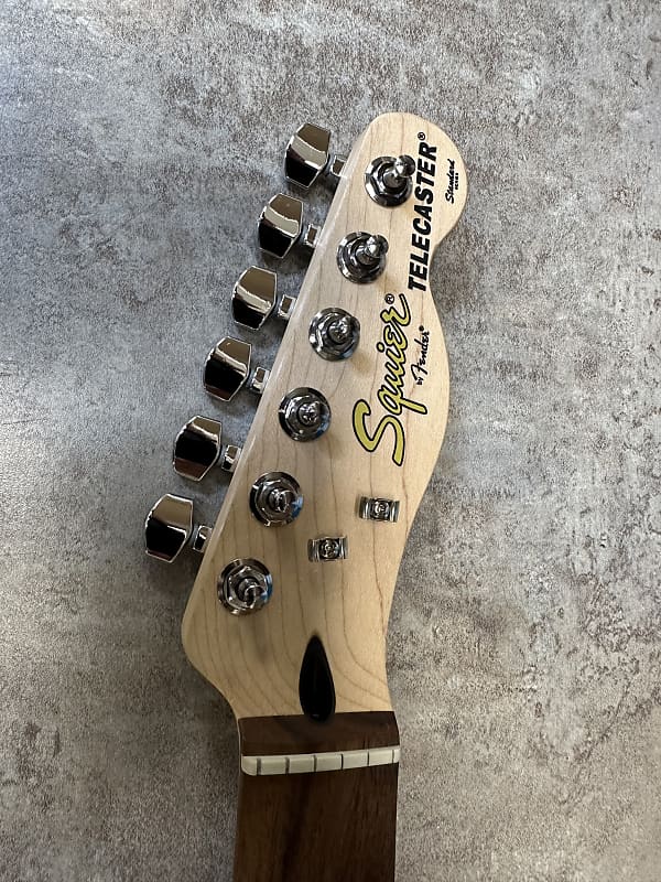 Telecaster standard Squier Neck 2016 ,upgraded fender tuners | Reverb
