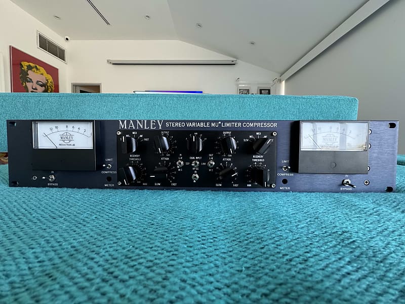 Manley Labs Variable MU Stereo Tube Compressor Limiter | Reverb